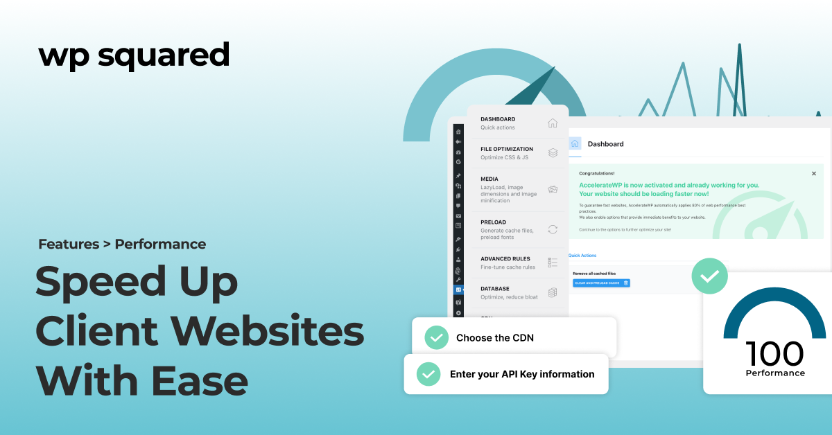 Optimize WordPress Performance | WP Squared All-In-One
