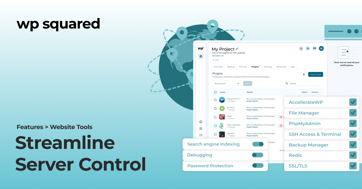 WordPress Server Management | WP Squared All-In-One